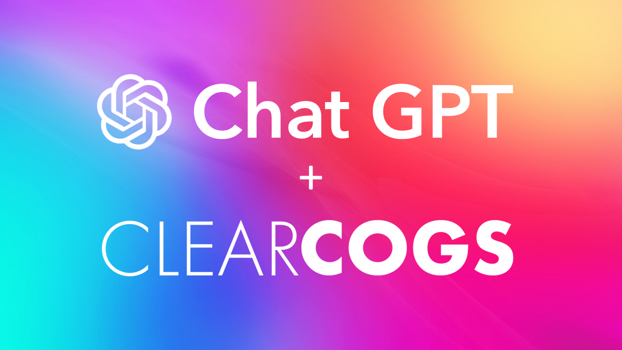 ClearCOGS Introduces Chat GPT AI Operations Manager - ClearCOGS